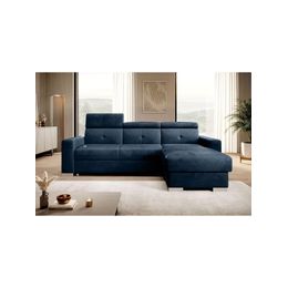 MF Design Falcon Recamiere Rechts in Blau - (L) 248 x (B) 248 x (H) 95 cm | Gr.: onesize
