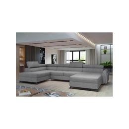 MF Design Joseppe Recamiere Links in Grau - (L) 200 x (B) 360 x (H) 92 cm | Gr.: onesize
