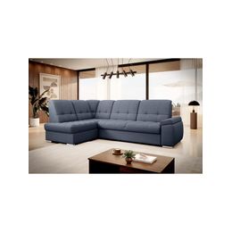 MF Design Saido Recamiere Links in Marineblau - (L) 272 x (B) 272 x (H) 95 cm | Gr.: onesize