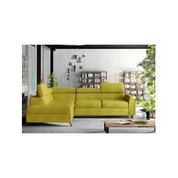 MF Design Katara Recamiere Links in Senfgelb - (L) 265 x (B) 265 x (H) 92 cm | Gr.: onesize