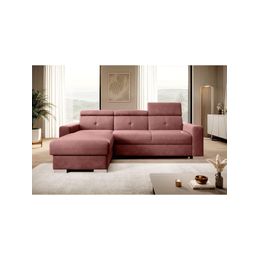 MF Design Falcon Recamiere Links in Marsala - (L) 248 x (B) 248 x (H) 95 cm | Gr.: onesize