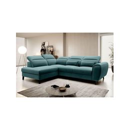 MF Design Nobel Recamiere Links in Gr&uuml;n - (L) 265 x (B) 265 x (H) 100 cm | Gr.: onesize