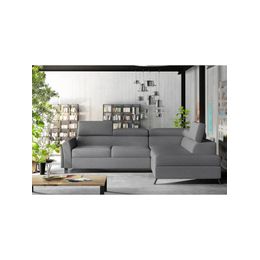 MF Design Katara Recamiere Rechts in Asphalt - (L) 265 x (B) 265 x (H) 92 cm | Gr.: onesize