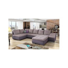 MF Design Gio Recamiere Rechts in Lila - (L) 190 x (B) 351 x (H) 82 cm | Gr.: onesize