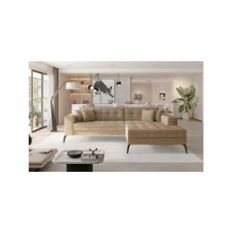 MF Design Sokka Recamiere Rechts in Beige - (L) 292 x (B) 292 x (H) 84 cm | Gr.: onesize