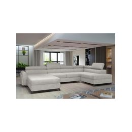 MF Design Joseppe Recamiere Rechts in Beige - (L) 200 x (B) 360 x (H) 92 cm | Gr.: onesize