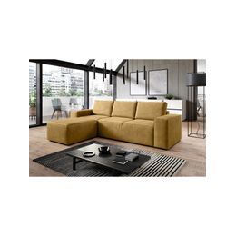 MF Design Rush Recamiere Links in Amber - (L) 302 x (B) 302 x (H) 95 cm | Gr.: onesize