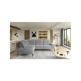 MF Design Neviro Recamiere Links in Grau - (L) 200 x (B) 275 x (H) 98 cm | Gr.: onesize