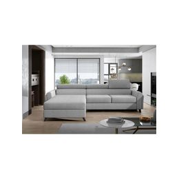 MF Design Mariam Recamiere Links in Grau - (L) 200 x (B) 288 x (H) 92 cm | Gr.: onesize