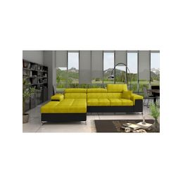 MF Design Ricky Recamiere Links in Senf - (L) 205 x (B) 281 x (H) 88 cm | Gr.: onesize