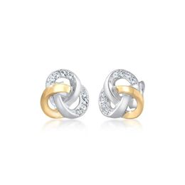Elli Ohrringe 925 Sterling Silber Knoten in Silber | Gr.: onesize