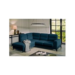 MF Design Cassada Recamiere Links in Blautanne - (L) 237 x (B) 277 x (H) 100 cm | Gr.: onesize