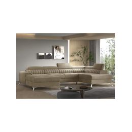 MF Design Lazy Recamiere Rechts in Braun - (L) 202 x (B) 354 x (H) 92 cm | Gr.: onesize