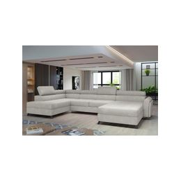 MF Design Joseppe Recamiere Links in Beige - (L) 200 x (B) 360 x (H) 92 cm | Gr.: onesize