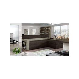 MF Design Narkos Recamiere Rechts in Braun - (L) 160 x (B) 250 x (H) 85 cm | Gr.: onesize