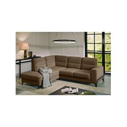 MF Design Cassada Recamiere Links in Braunbeige - (L) 237 x (B) 277 x (H) 100 cm | Gr.: onesize