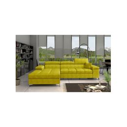 MF Design Ricky Recamiere Links in Senf - (L) 205 x (B) 281 x (H) 88 cm | Gr.: onesize