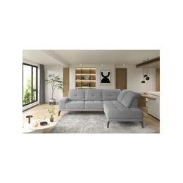 MF Design Neviro Recamiere Rechts in Grau - (L) 200 x (B) 275 x (H) 98 cm | Gr.: onesize