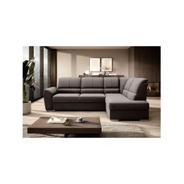 MF Design Silver Recamiere Rechts in Dunkelbraun - (L) 270 x (B) 270 x (H) 93 cm | Gr.: onesize