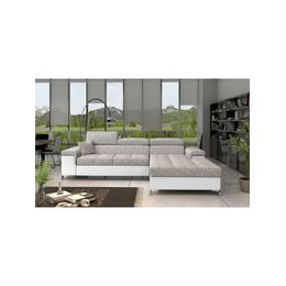 MF Design Ricky Recamiere Rechts in Grau - (L) 205 x (B) 281 x (H) 88 cm | Gr.: onesize