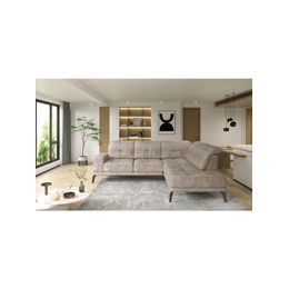 MF Design Neviro Recamiere Rechts in Braun - (L) 200 x (B) 275 x (H) 98 cm | Gr.: onesize