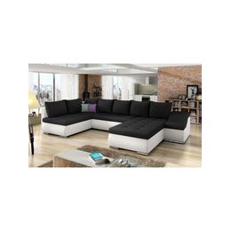 MF Design Gio Recamiere Rechts in Schwarz - (L) 190 x (B) 351 x (H) 82 cm | Gr.: onesize