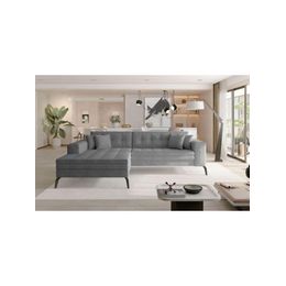 MF Design Sokka Recamiere Links in Dunkelgrau - (L) 292 x (B) 292 x (H) 84 cm | Gr.: onesize