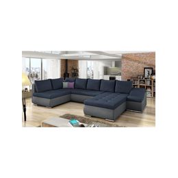 MF Design Gio Recamiere Rechts in Blau - (L) 190 x (B) 351 x (H) 82 cm | Gr.: onesize