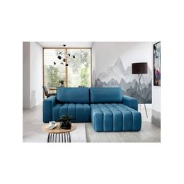 MF Design Bonita Recamiere Rechts in Blau - (L) 175 x (B) 250 x (H) 92 cm | Gr.: onesize