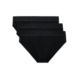 Emporio Armani 3er Pack Slip in Schwarz | Gr.: XL