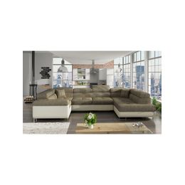 MF Design Lavin Recamiere Rechts in Beige - (L) 340 x (B) 340 x (H) 90 cm | Gr.: onesize