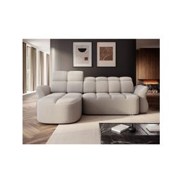 MF Design Benny Recamiere Links in Beige - (L) 185 x (B) 301 x (H) 115 cm | Gr.: onesize
