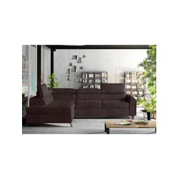 MF Design Katara Recamiere Links in Braun - (L) 265 x (B) 265 x (H) 92 cm | Gr.: onesize
