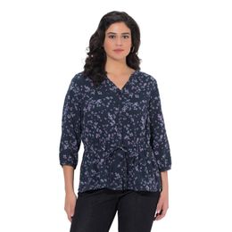 Ulla Popken Bluse in schwarz | Gr.: 50-52