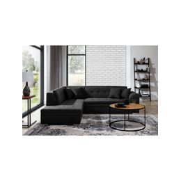 MF Design Piri Recamiere Links in Anthrazit - (L) 260 x (B) 260 x (H) 78 cm | Gr.: onesize