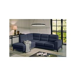 MF Design Cassada Recamiere Links in Marineblau - (L) 237 x (B) 277 x (H) 100 cm | Gr.: onesize