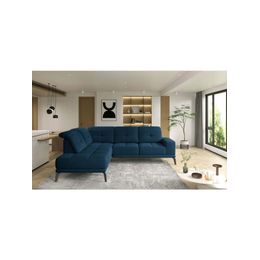 MF Design Neviro Recamiere Links in Blautanne - (L) 200 x (B) 275 x (H) 98 cm | Gr.: onesize