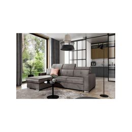 MF Design Falcon Recamiere Links in Mausgrau - (L) 248 x (B) 248 x (H) 95 cm | Gr.: onesize