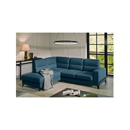 MF Design Cassada Recamiere Links in Blau - (L) 237 x (B) 277 x (H) 100 cm | Gr.: onesize