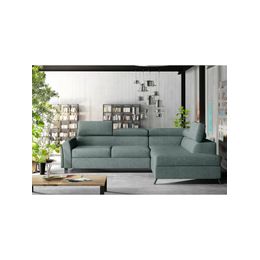 MF Design Katara Recamiere Rechts in Blautanne - (L) 265 x (B) 265 x (H) 92 cm | Gr.: onesize