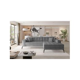 MF Design Sokka Recamiere Rechts in Dunkelgrau - (L) 292 x (B) 292 x (H) 84 cm | Gr.: onesize