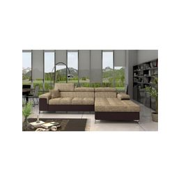 MF Design Ricky Recamiere Rechts in Beige - (L) 205 x (B) 281 x (H) 88 cm | Gr.: onesize