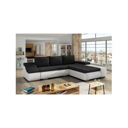 MF Design Onitaro Recamiere Rechts in Schwarz - (L) 200 x (B) 295 x (H) 82 cm | Gr.: onesize