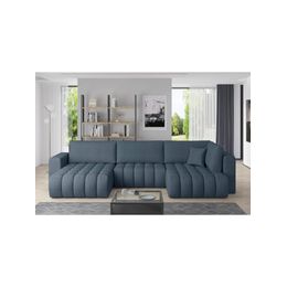 MF Design Bonita Recamiere Links in Blau - (L) 175 x (B) 350 x (H) 92 cm | Gr.: onesize