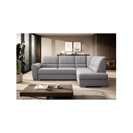 MF Design Silver Recamiere Rechts in Mausgrau - (L) 270 x (B) 270 x (H) 93 cm | Gr.: onesize