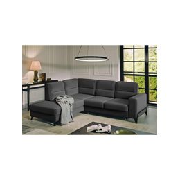 MF Design Cassada Recamiere Links in Asphalt - (L) 237 x (B) 277 x (H) 100 cm | Gr.: onesize