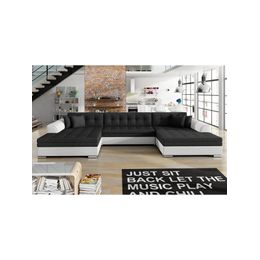 MF Design Wohnlandschaft Venti in Kunstleder Grau in Grau - (L) 355 x (B) 355 x (H) 80 cm | Gr.: onesize