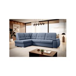 MF Design Saido Recamiere Links in Blau - (L) 272 x (B) 272 x (H) 95 cm | Gr.: onesize