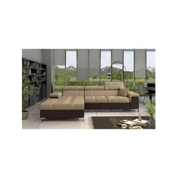 MF Design Ricky Recamiere Links in Beige - (L) 205 x (B) 281 x (H) 88 cm | Gr.: onesize