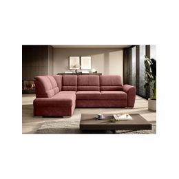 MF Design Silver Recamiere Links in Marsala - (L) 270 x (B) 270 x (H) 93 cm | Gr.: onesize